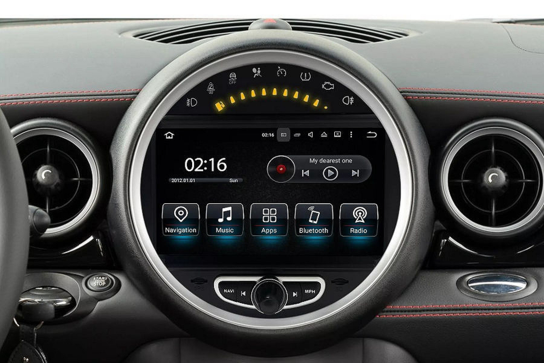 MINI Cooper R55 R56 R57 R58 R59 R60 R61 retrofit upgrade radio ...